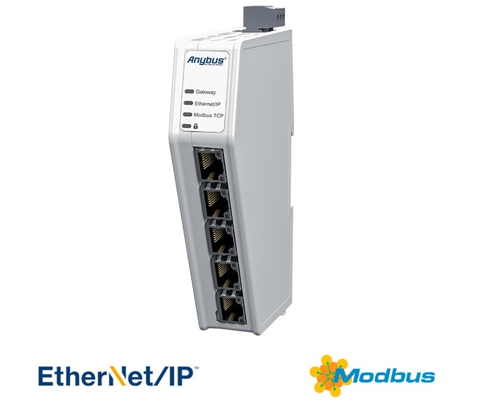 HMS Anybus Communicator EtherNet/IP Adapter To Modbus TCP Server Part ... HMS Anybus Communicator EtherNet/IP Adapter To Modbus TCP Server Part ...
